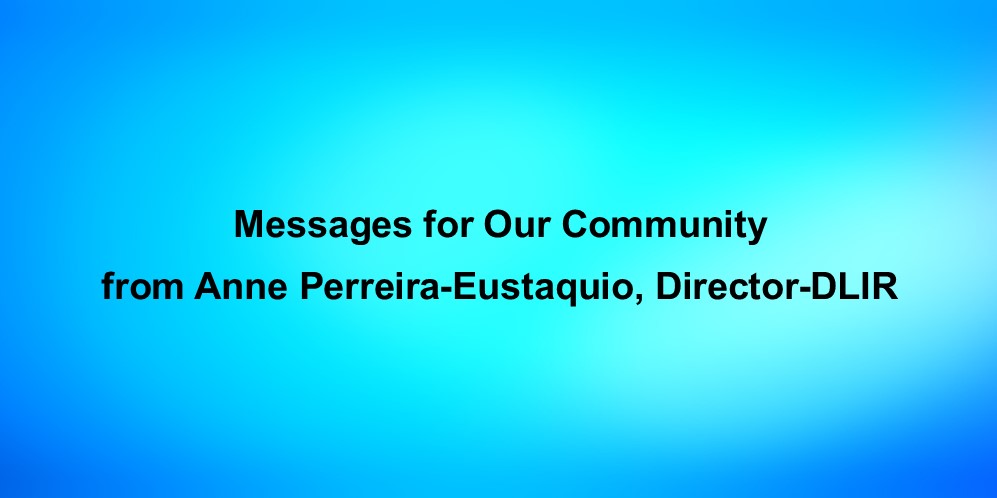 Messages from the DLIR Director – Department of Labor and Industrial ...